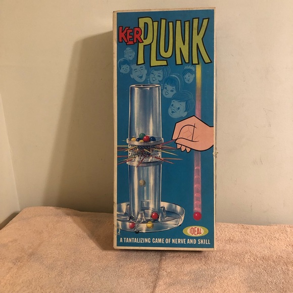 ideal | Games | Vintage 967 Ideal Ker Plunk Game Missing 1 Red Skinny ...